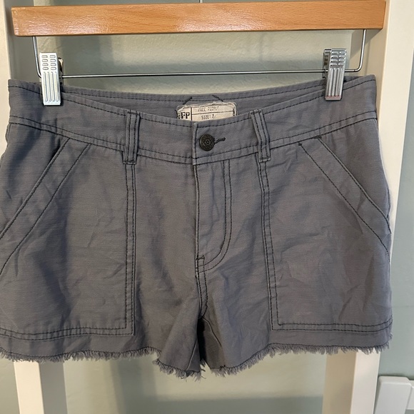 Free People | Shorts | Free People Grey Shorts | Poshmark